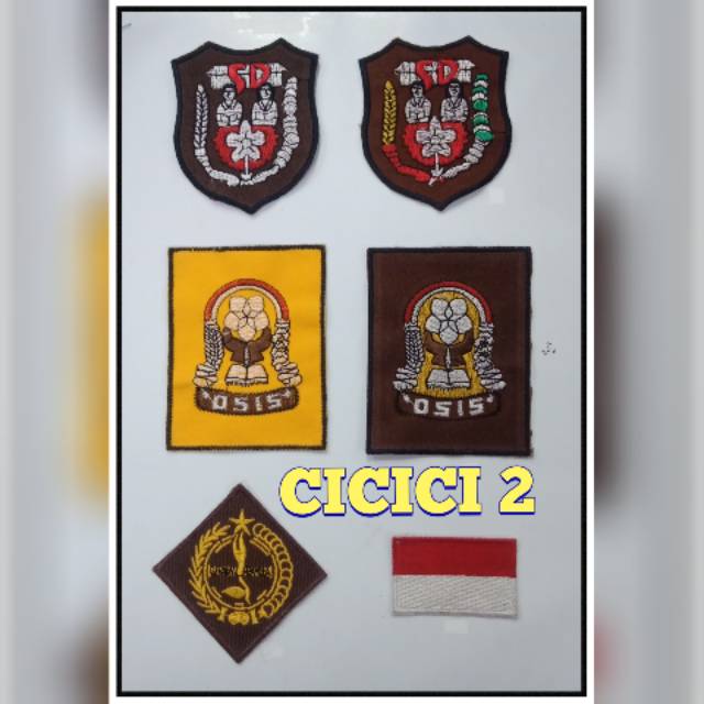 Jual LOGO/BADGE/BED/BET/ATRIBUT SD SMP SMA PRAMUKA BENDERA SEKOLAH ...