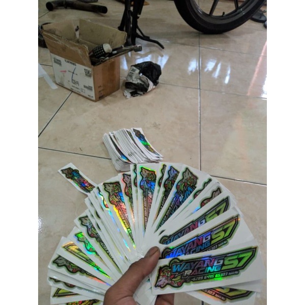 Jual Stiker hologram racing wayang racing 57 | Shopee Indonesia