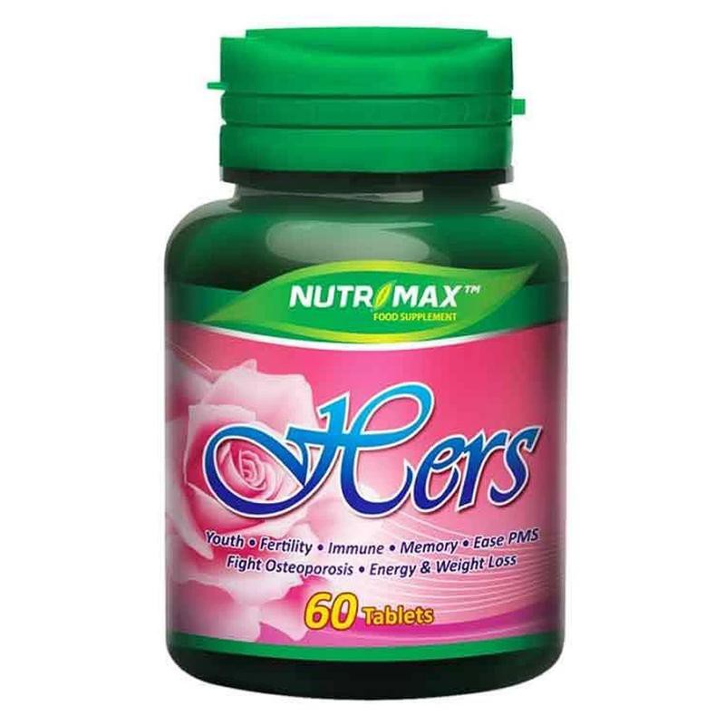 NUTRIMAX HERS VITAMIN KESEHATAN KESUBURAN HORMON WANITA SIKLUS HAID ...