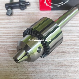 Jual Chuck drill SET 3mm - 16mm Arbor MT2 Hower bor untuk mesin bubut ...