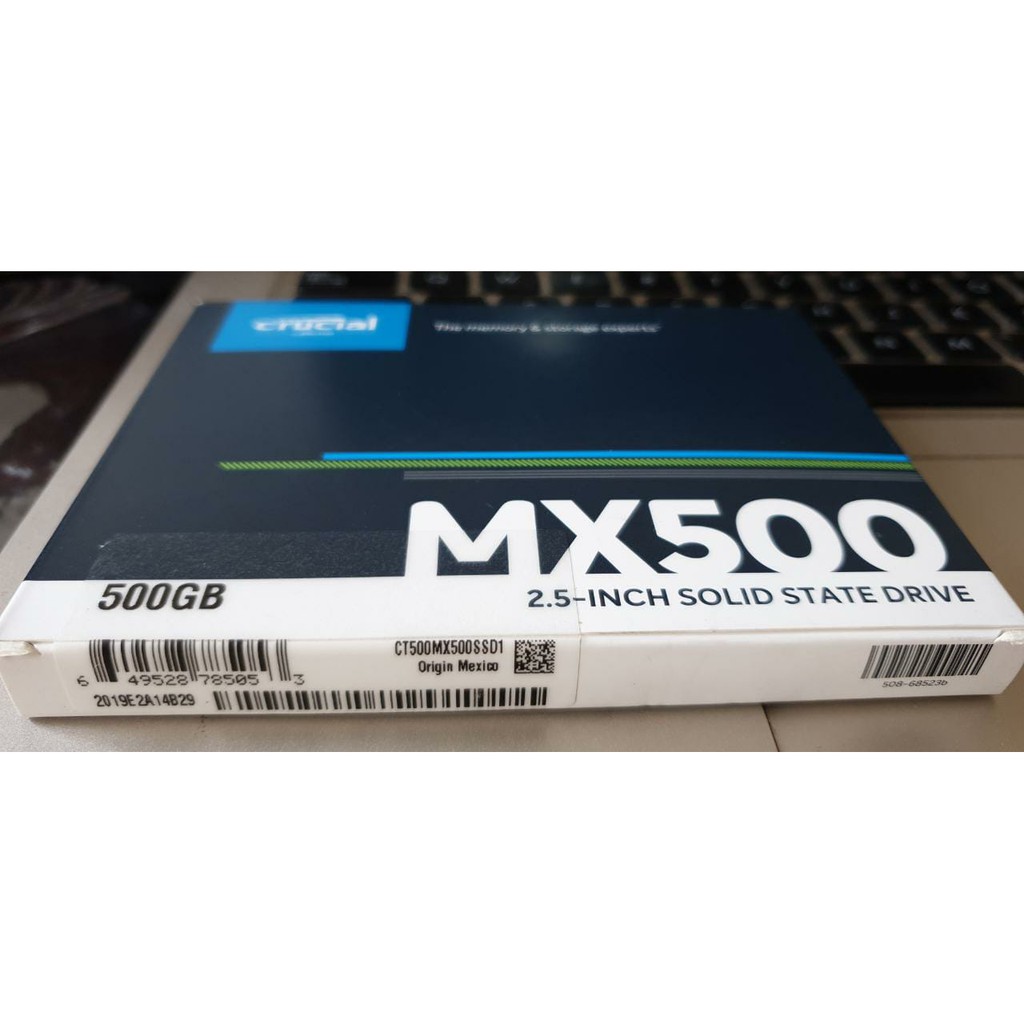 Crucial MX500 500GB Sata 2.5 Inch Read 560Mbps Write 510Mbps | Shopee ...