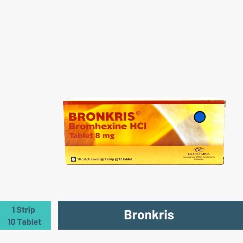 Jual Bronkris Batuk Berdahak 10 Tablet Indonesia|Shopee Indonesia