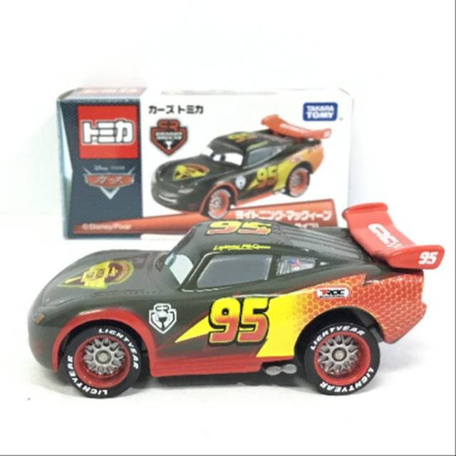 Jual Tomica Disney Cars Pixar Lighting Mcqueen Carbon Racer Type ...