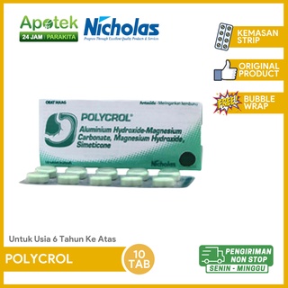 Jual Polycrol / Polycrol Forte Tablet / Syrup Untuk Mengatasi Gangguan ...