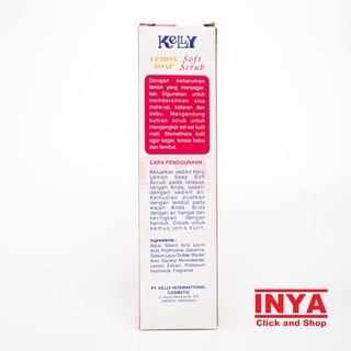 Jual KELLY LEMON SOFT SCRUB FACIAL SOAP 75gr - Sabun Cuci Muka Cair ...