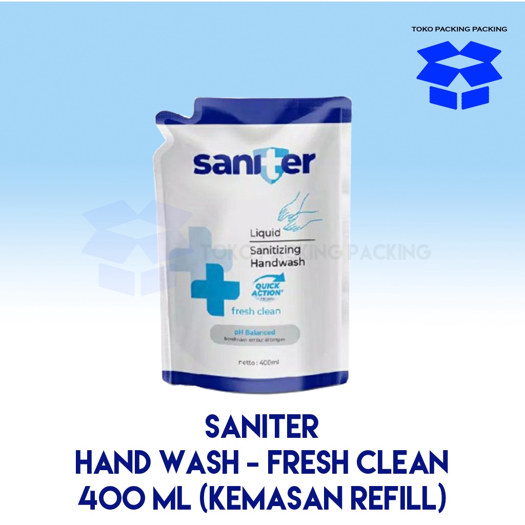 Jual SANITER - Hand Wash 400 ml (Kemasan REFILL) | Shopee Indonesia