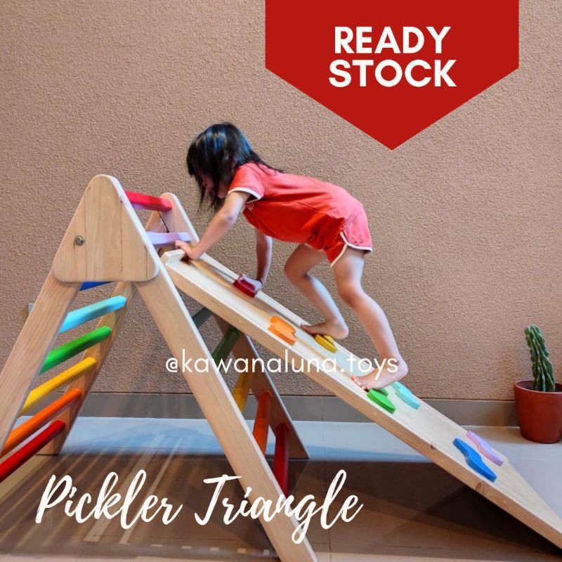 Jual PIKLER TRIANGLE/PICKLER KAYU WARNA & PEROSOTAN (READY STOCK ...