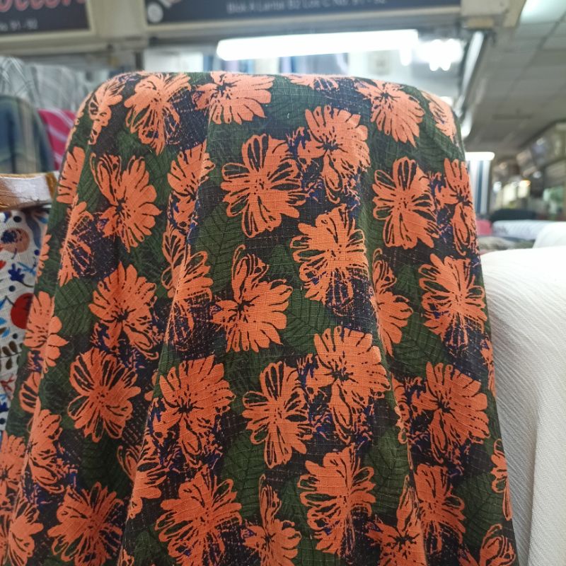 Jual Bahan Kain Katun Linen serat Ripstok | Shopee Indonesia