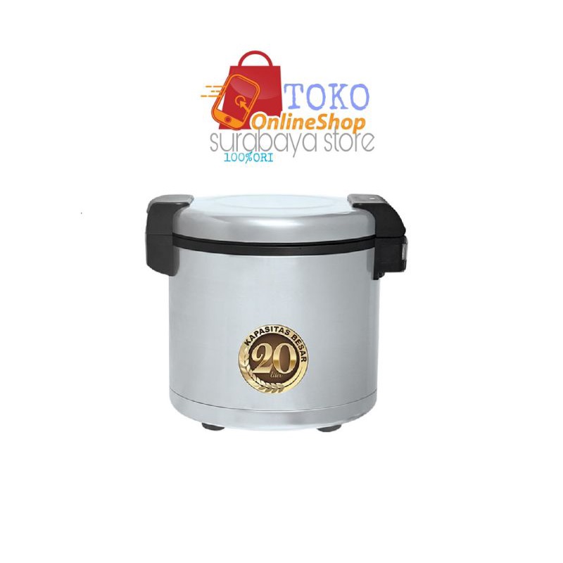Jual wonder magic jar penghangat nasi super jumbo 20 liter MASPION EX ...