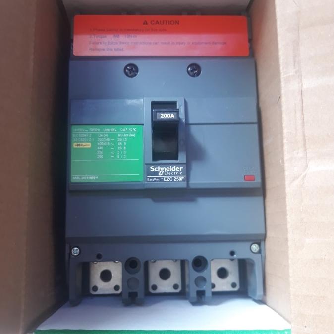 Jual MCCB NFB SCHNEIDER 18KA EZC250F 3P 125A EZC250F3125 | Shopee Indonesia