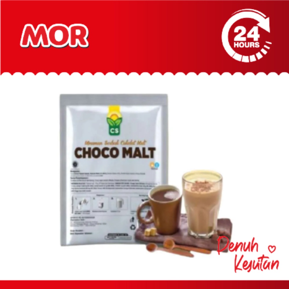 Jual CS FOOD Choco Malt Drink Mix Bubuk Instan Rasa Cokelat 175 Gr ...
