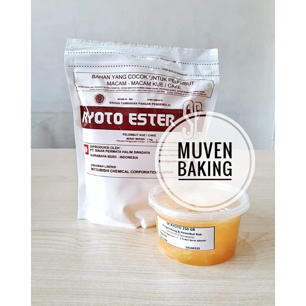 EMULSIFIER KUE SP RYOTO ESTER 250 GR / PENGEMULSI PENGEMBANG PELEMBUT ...