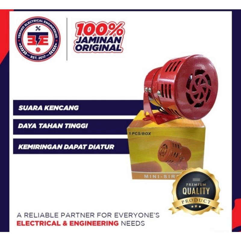 Jual mini siren sirine alarm | Shopee Indonesia