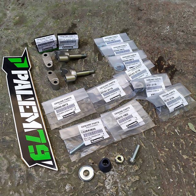 Jual Paket Raiser Standar Ori KLX 150 S L - Plus Karet Mur Baut Riser ...