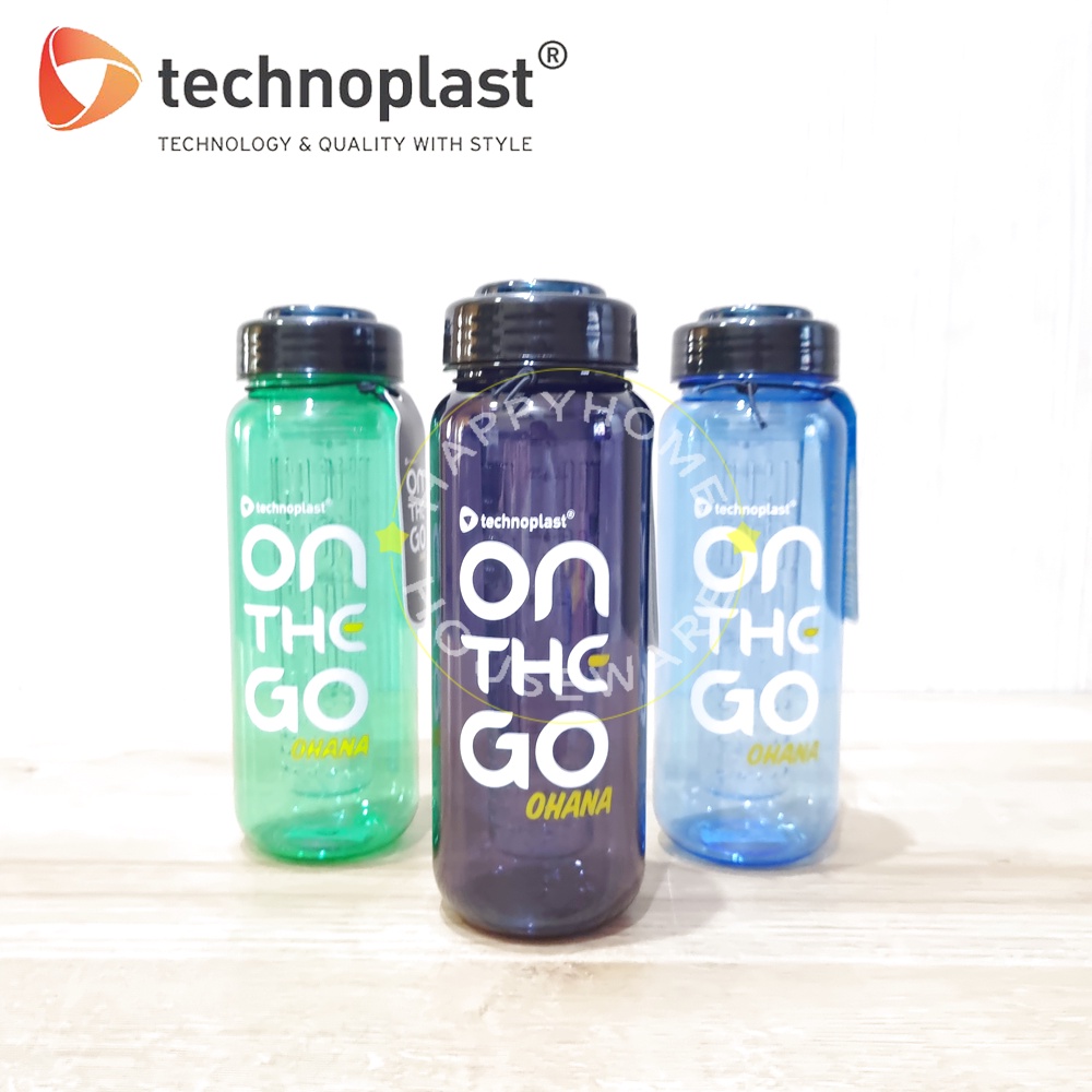 Jual TECHNOPLAST ON THE GO Botol Minum Infused / Botol Air Infuse Sport ...