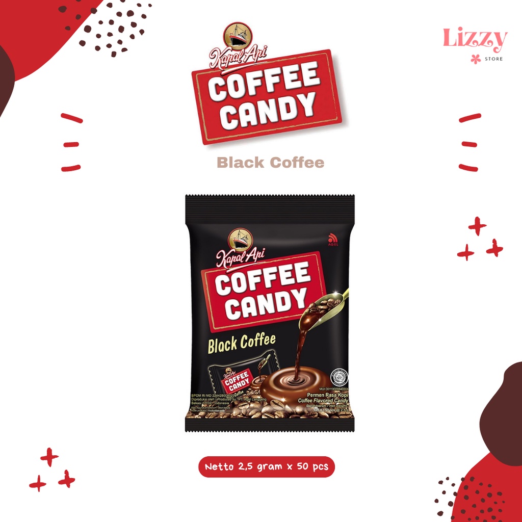 Jual Kapal Api Coffee Candy Black Coffee Permen | Bon Kopi | Shopee ...