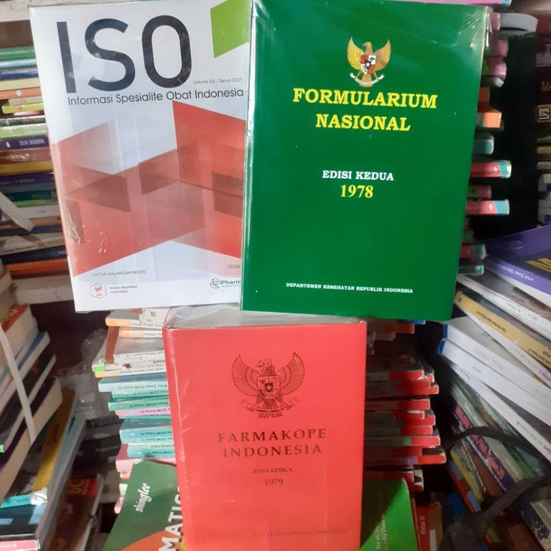 Jual Paket Buku Farmasi Farmakope Edisi 3,ISO Volume 53,Fornas Edisi Kedua. | Shopee Indonesia
