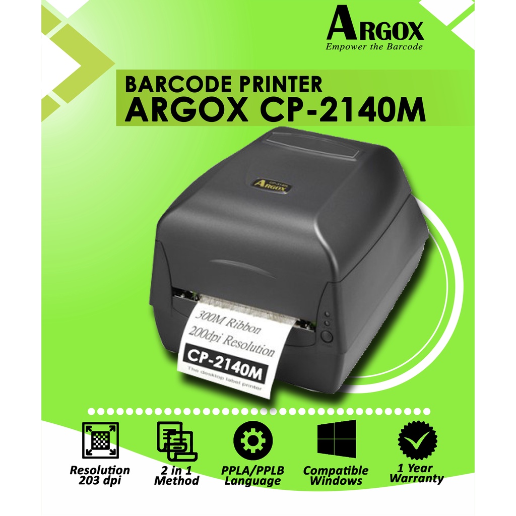 Jual Argox CP-2140M | Printer Stiker & Label Thermal | Ribbon | Murah | Shopee Indonesia
