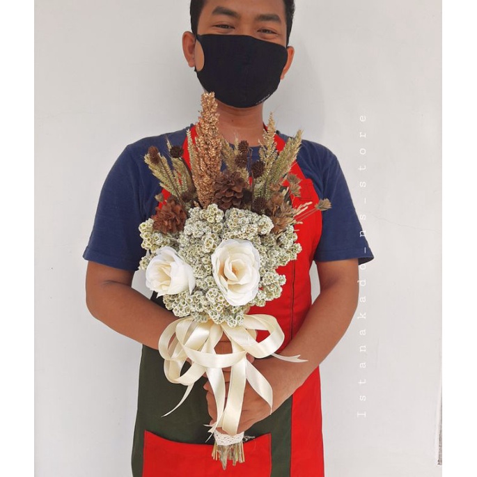 Jual Buket Bunga Wedding | Lamaran | Wisuda Bunga prewed | Shopee Indonesia