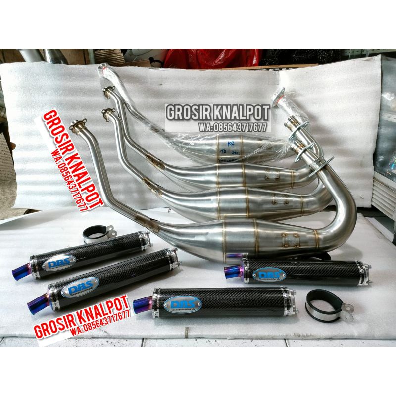Jual PAKETAN Knalpot DBS Carbon ORIGINAL THAILAND PLUS Step Super Cobra ...