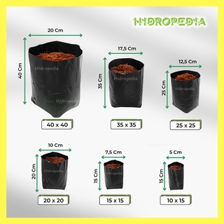 Jual Polybag Hitam Ukuran 35 X 35 CM | Shopee Indonesia