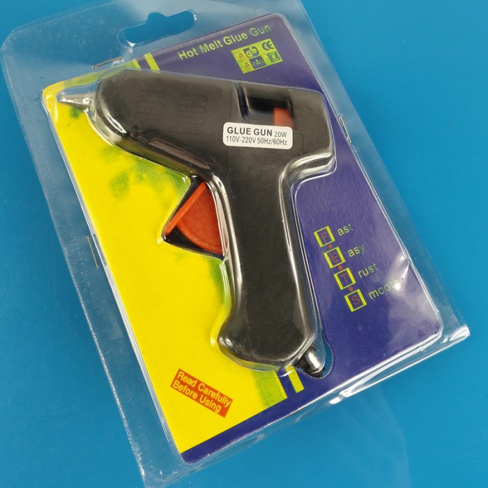 Jual Alat Lem Tembak Glue Gun Listrik Hot Melt Lem 10 Watt / 20watt ...