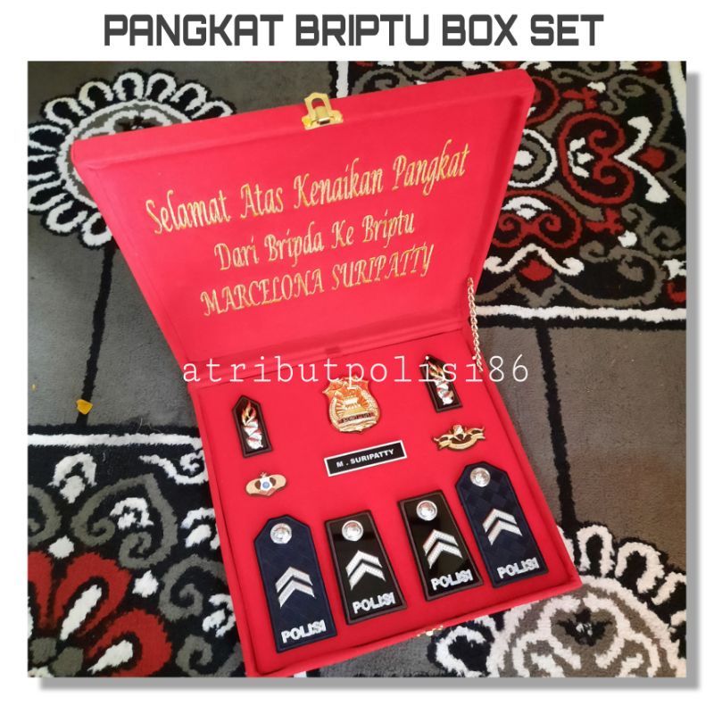 Jual Pangkat Briptu Box Set - Pangkat Briptu Polri - Pangkat Briptu ...