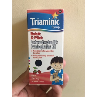 Jual TRIAMINIC SYRUP BATUK & PILEK RASA BERRY 60ML | Shopee Indonesia
