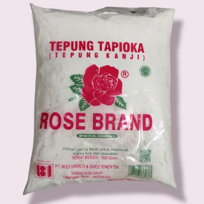 Jual TEPUNG TAPIOKA ROSE BRAND KEMASAN 500GRAM / TEPUNG PATI / TEPUNG ...