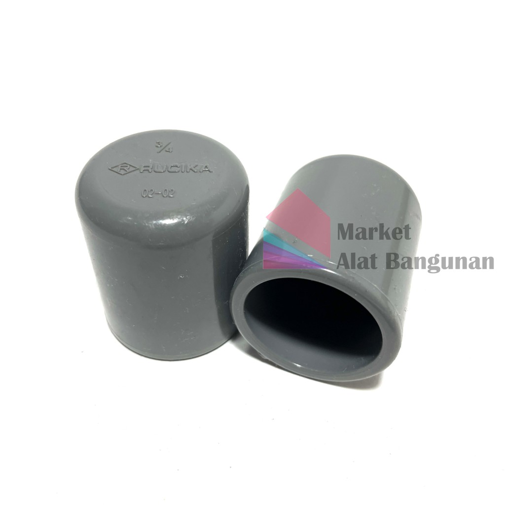 Jual Dop 3/4" AW RUCIKA / Tutup Pipa Paralon PVC 3/4 Inci / Dof Pipa 3/ ...