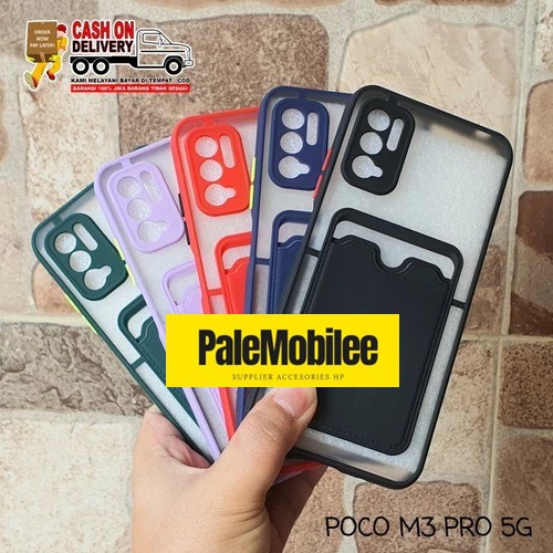 Jual CASING POCO M3 PRO 5G CARD CASE SLOT KARTU CASE POCO M3 PRO 5G ...