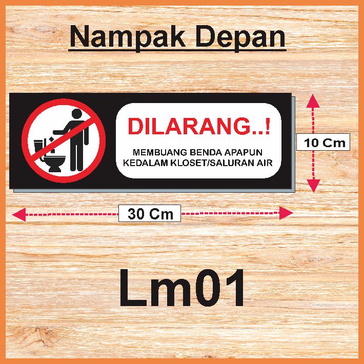 Jual BEENING - POSTER EDUKASI HIMBAUAN TANDA PERINGATAN LARANGAN HIASAN ...