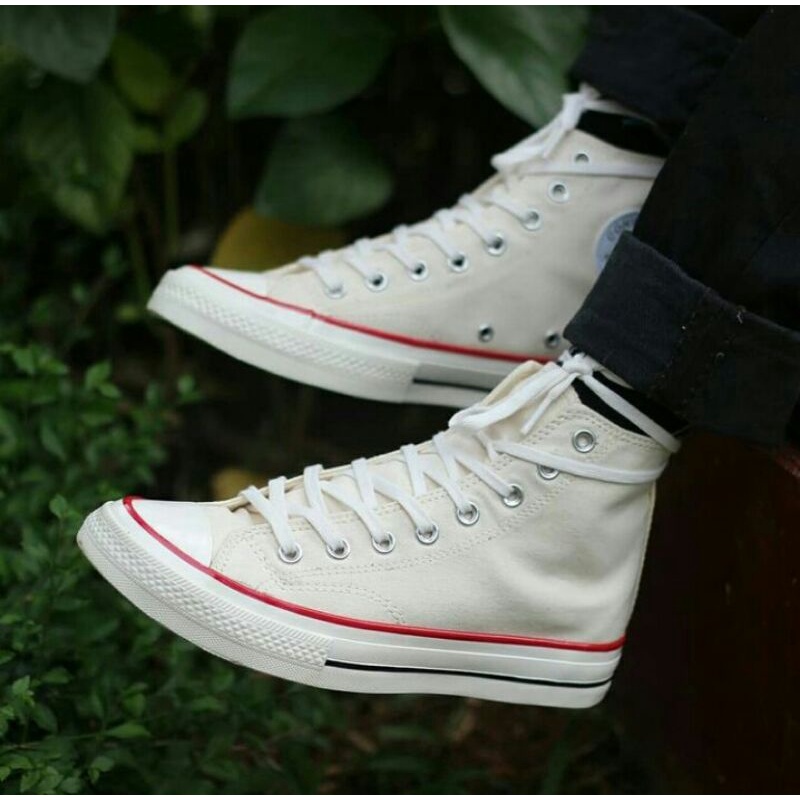 Jual SEPATU CONVERSE 70S HI PARCHMENT PREMIUM CONFERS CREAM TINGGI ...