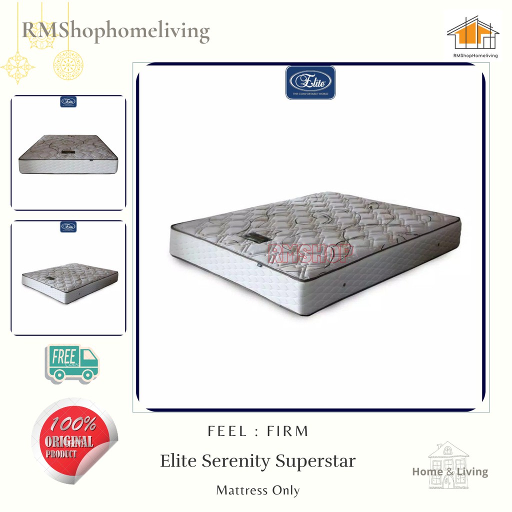 Jual Kasur Serenity Superstar By Elite Springbed Kasur Saja Shopee