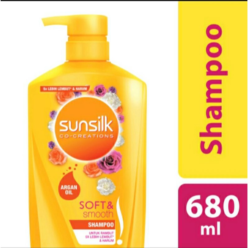Jual Sunsilk Soft and Smooth Shampoo 650ml | Shopee Indonesia
