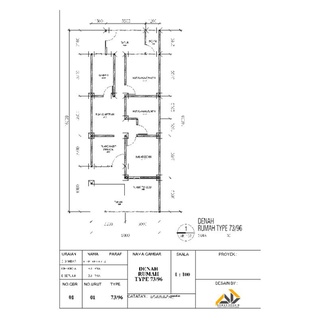 Jual Jasa Gambar Denah Bangunan 2D Site Layout Rumah Tinggal Kantor ...