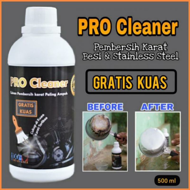 Jual Pembersih Karat Besi dan Stainless Steel Pro Cleaner 500 ml ...