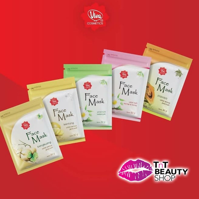 Jual Viva Face Mask Sachet ukuran 30 g | Shopee Indonesia
