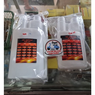 Jual botol oli samping vespa botol oli 2T 500ml 1liter takaran oli ...