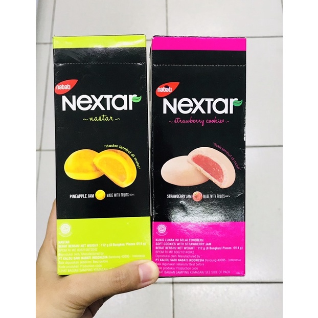 Jual NEXTAR Choco Brownies / Strawberry Jam / Pineapple 8 x 14 g ...
