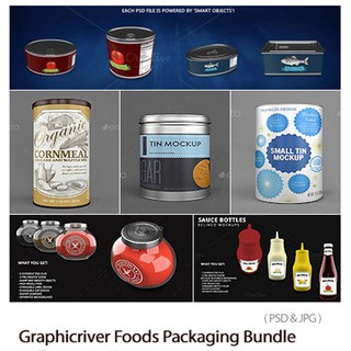 Jual template desain mockup kemasan packaging wadah kaleng botol ...