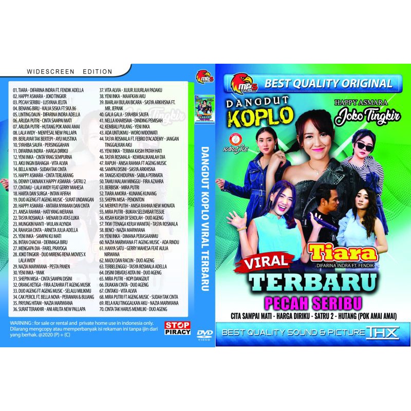 Jual KASET DVD MP5 DANGDUT KOPLO TERBARU (TIARA) | Shopee Indonesia
