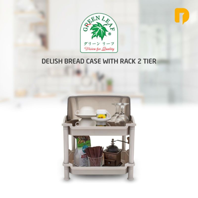 Jual Rak Roti & Makanan - Delish Bread Case 2 Susun & 3 Susun | Shopee ...