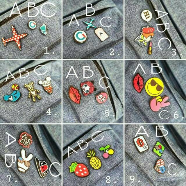 Jual Pin akrilik bros akrilik bros kartun lucu karakter pin kartun lucu ...