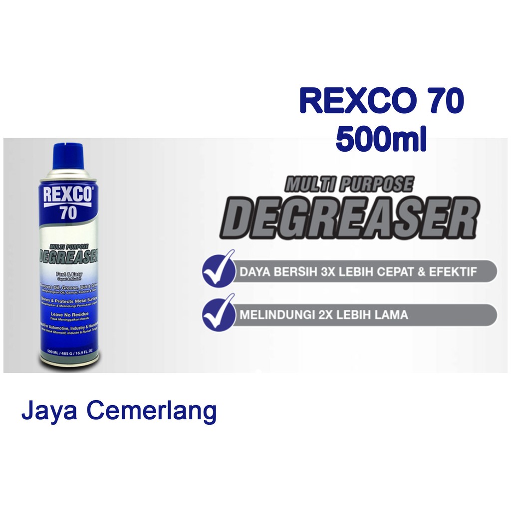 Jual REXCO 70 MULTI PURPOSE DEGREASER 500ml | Shopee Indonesia