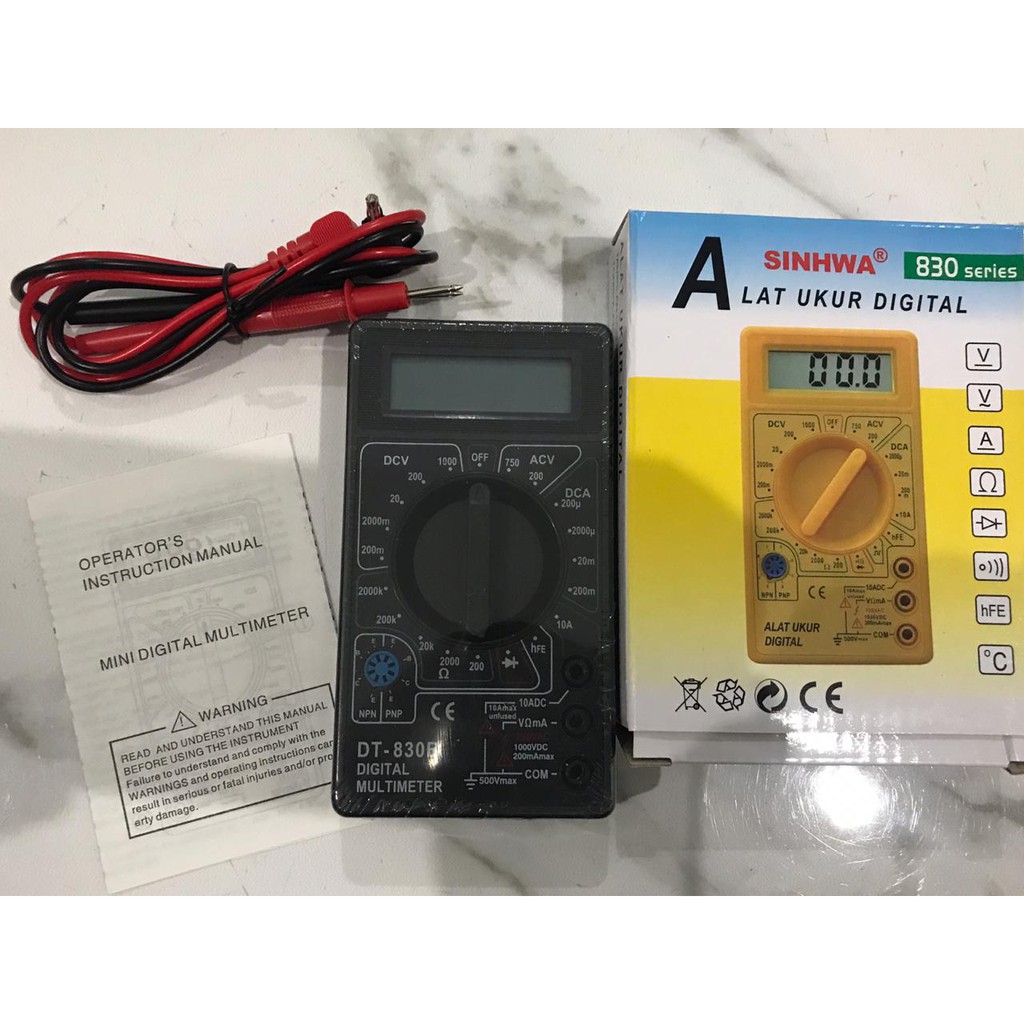 Jual Digital Multimeter DT830B (alat ukur digital) | Shopee Indonesia
