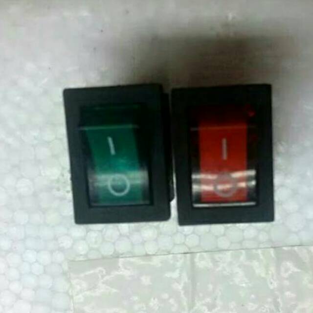 Jual Switch On-Off 3 Pin Kecil + Lampu 220VAC per 5 pcs | Shopee Indonesia