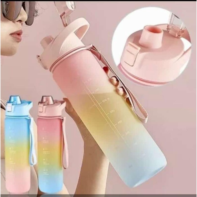 Jual BOTOL MINUM TRITAN 1L/BOTOL MINUM VIRAL 1L/BOTOL MOTIVASI 1L ...