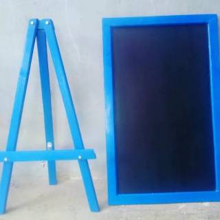 Jual Standing papan tulis size 80cm tripot papan tulis kayu tripod kayu ...