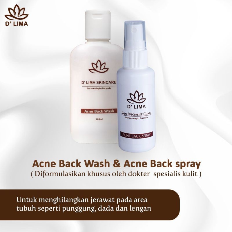 Jual Paket acne back wash dan acne back spray | Shopee Indonesia